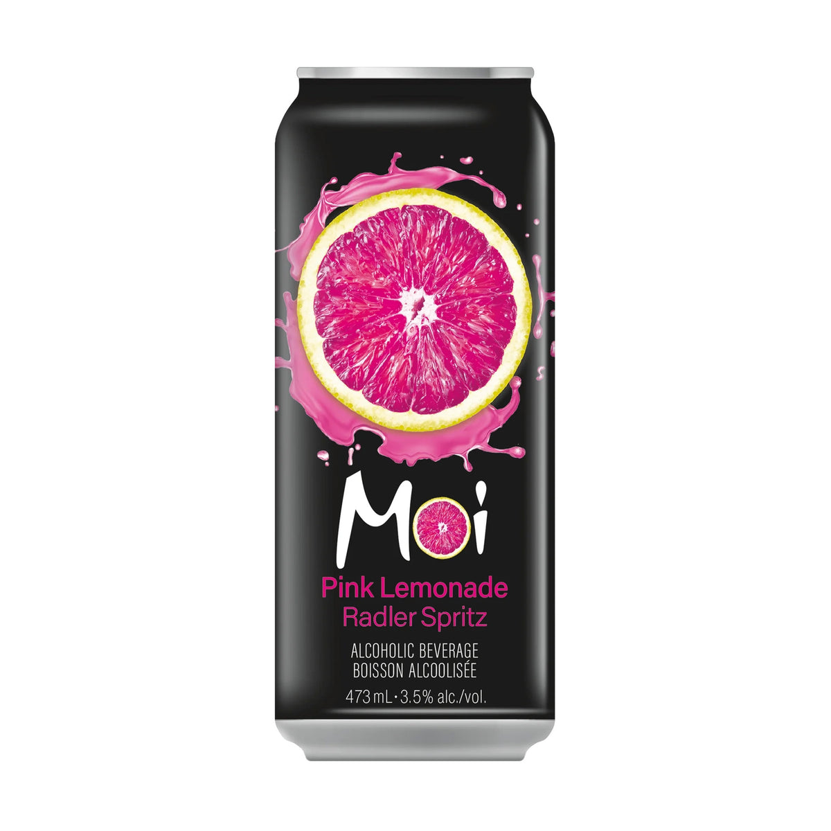 Moi Pink Lemonade Radler 4x6x473 mL (Ships in a 24) – United Craft